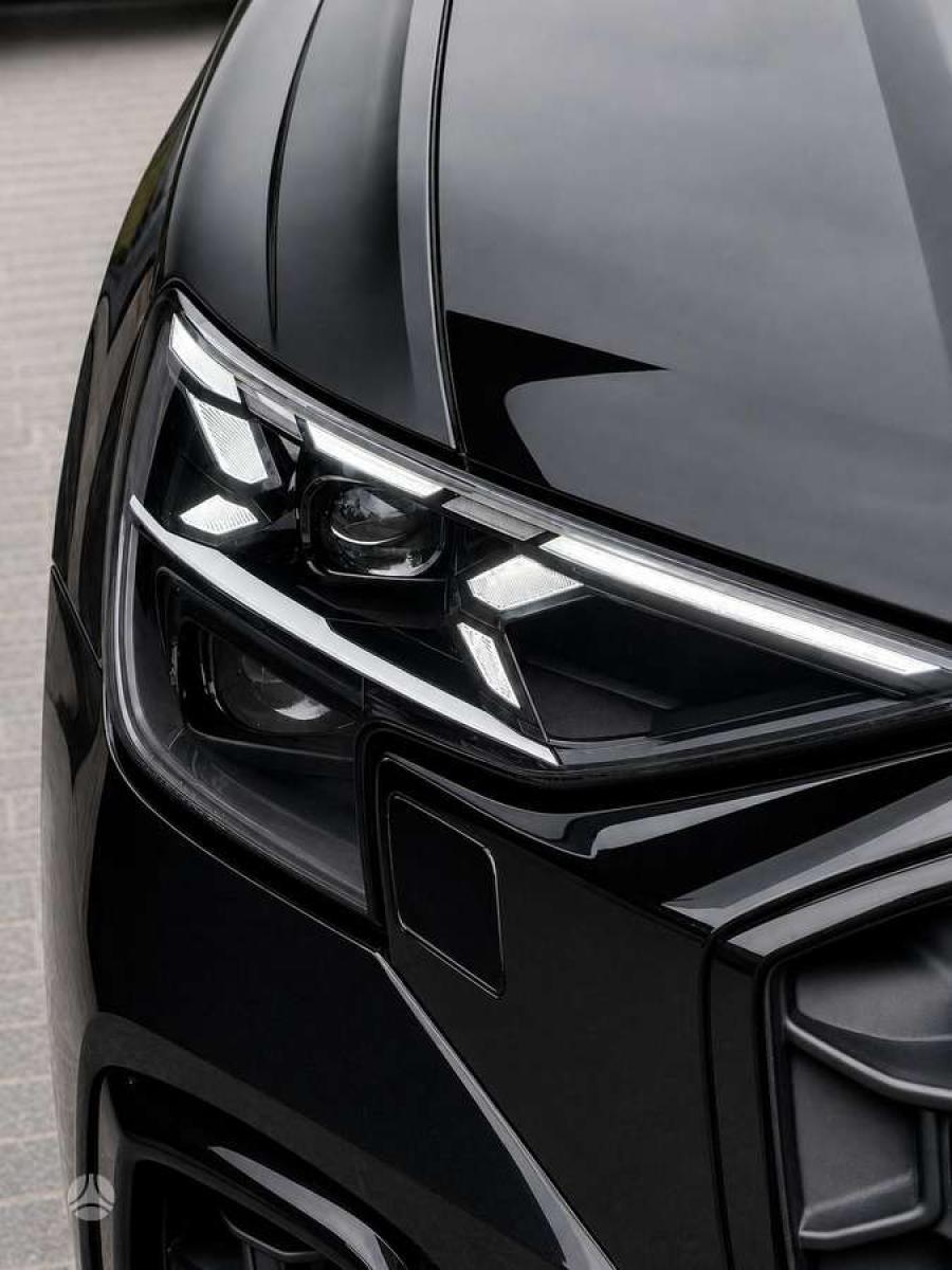 Black Audi Q8 2025 in Vilnius, with an engine capacity of 3.00 L and mileage of 13 thousand km for 98990 €, photo 6 on AUTOMOTO.COM.LV