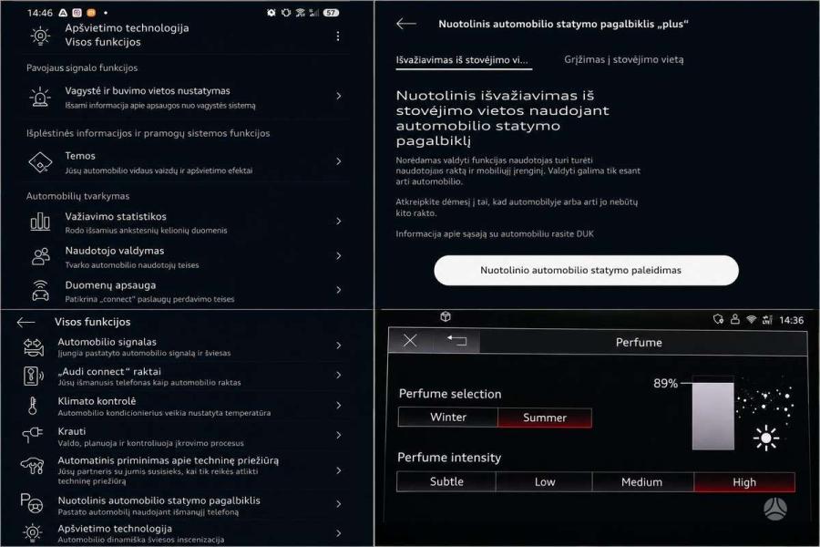Black Audi Q8 2025 in Vilnius, with an engine capacity of 3.00 L and mileage of 13 thousand km for 98990 €, photo 16 on AUTOMOTO.COM.LV