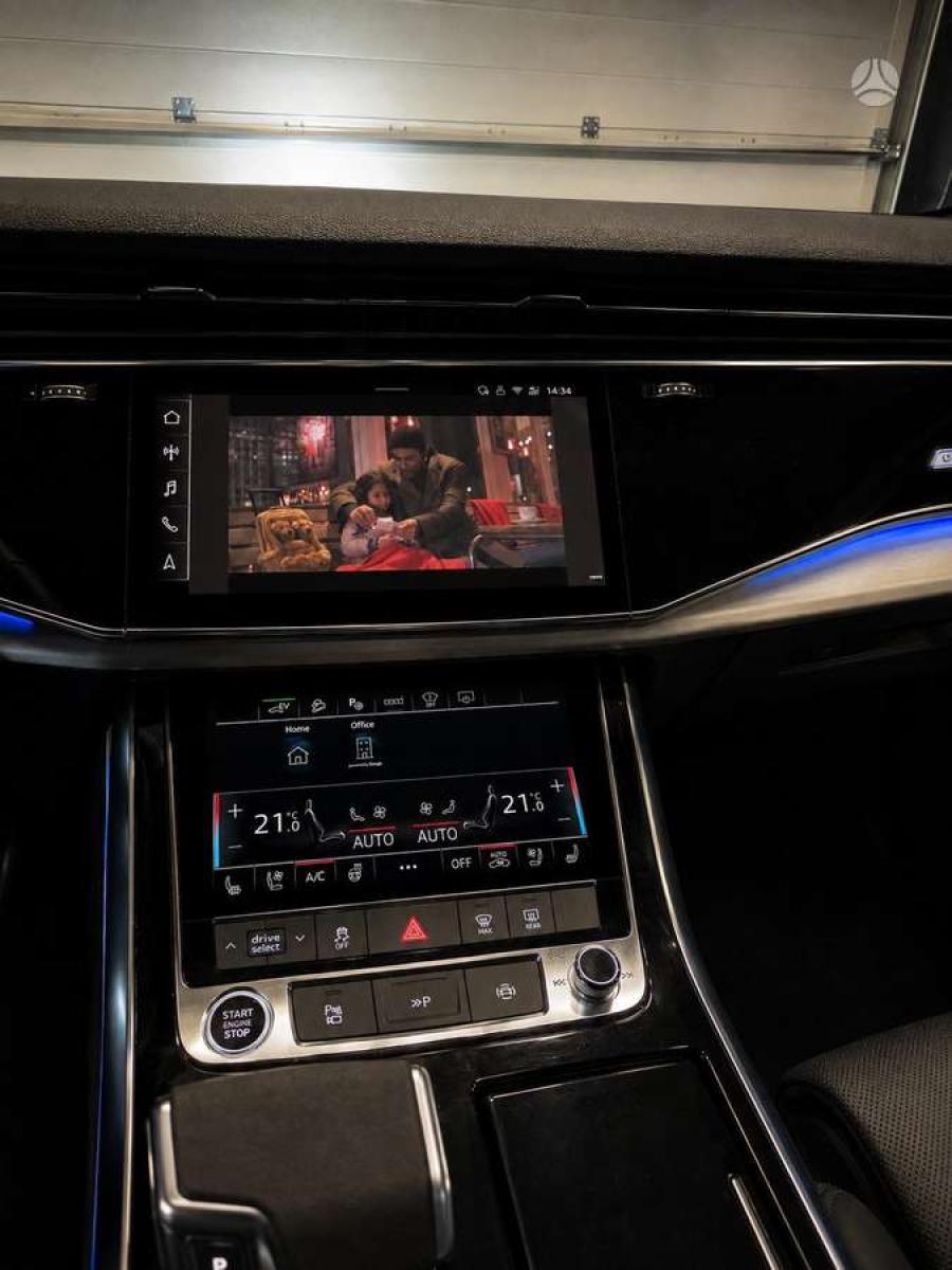 Black Audi Q8 2025 in Vilnius, with an engine capacity of 3.00 L and mileage of 13 thousand km for 98990 €, photo 18 on AUTOMOTO.COM.LV