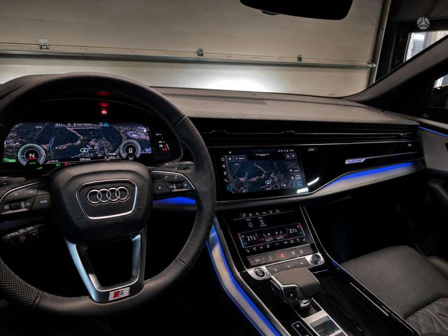 Black Audi Q8 2025 in Vilnius, with an engine capacity of 3.00 L and mileage of 13 thousand km for 98990 €, photo 19 on AUTOMOTO.COM.LV