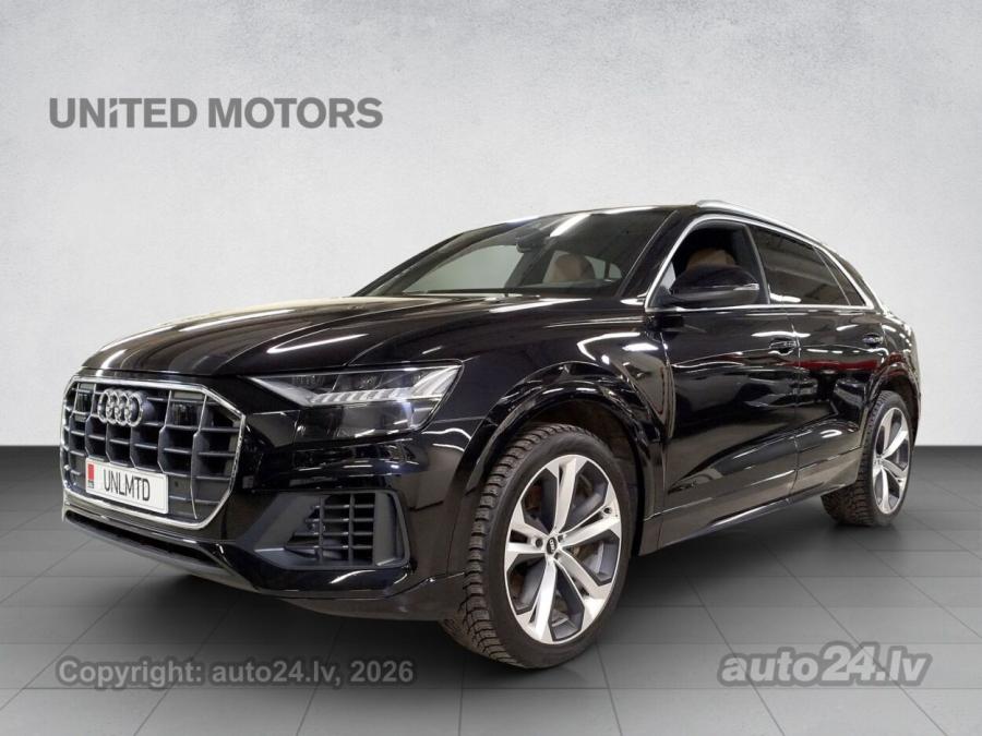 Melns Audi Q8 2019 Tallina, ar dzinēja tilpumu 3.00 L un nobraukumu 131 tūkst. km par 44990 €, foto 1 vietnē AUTOMOTO.COM.LV