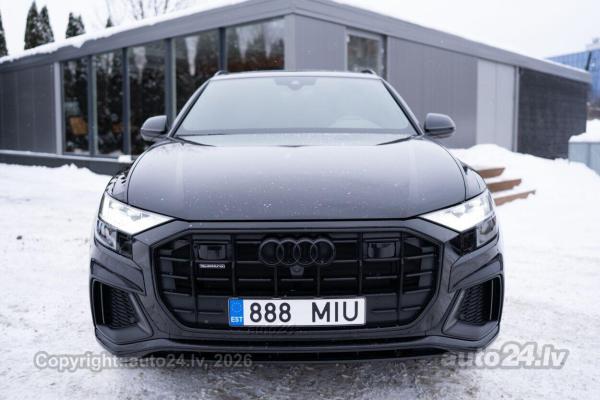 Black Audi Q8 2021 in Tallinn, with an engine capacity of 3.00 L and mileage of 72 thousand km for 56900 €, photo 3 on AUTOMOTO.COM.LV