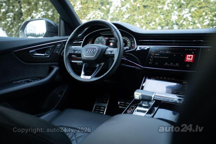 Black Audi Q8 2021 in Tallinn, with an engine capacity of 3.00 L and mileage of 72 thousand km for 56900 €, photo 11 on AUTOMOTO.COM.LV