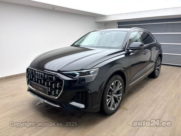 Black Audi Q8 2024 in Tartu, with an engine capacity of 3.00 L and mileage of 39 thousand km for 75900 €, photo 1 on AUTOMOTO.COM.LV