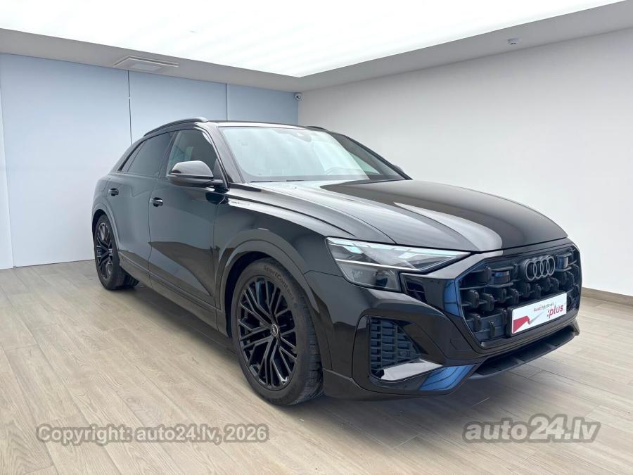 Black Audi Q8 2024 in Tartu, with an engine capacity of 3.00 L and mileage of 36 thousand km for 74900 €, photo 4 on AUTOMOTO.COM.LV