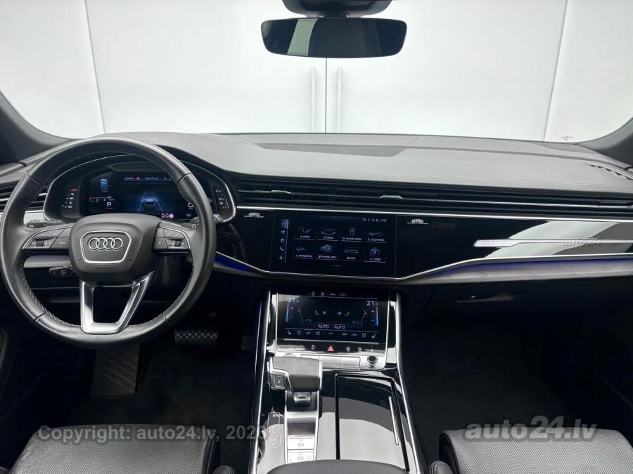 Black Audi Q8 2024 in Tartu, with an engine capacity of 3.00 L and mileage of 36 thousand km for 74900 €, photo 14 on AUTOMOTO.COM.LV