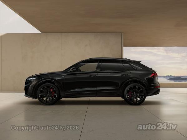 Black Audi Q8 2026 in Tallinn, with an engine capacity of 3.00 L and mileage of 0 thousand km for 104900 €, photo 3 on AUTOMOTO.COM.LV