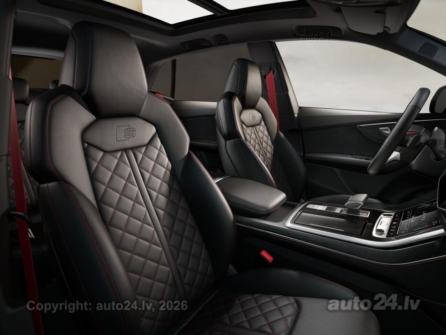 Black Audi Q8 2026 in Tallinn, with an engine capacity of 3.00 L and mileage of 0 thousand km for 104900 €, photo 5 on AUTOMOTO.COM.LV