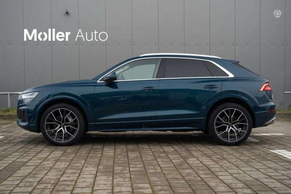Zils Audi Q8 2018 Viļņa, ar dzinēja tilpumu 3.00 L un nobraukumu 172 tūkst. km par 44500 €, foto 3 vietnē AUTOMOTO.COM.LV