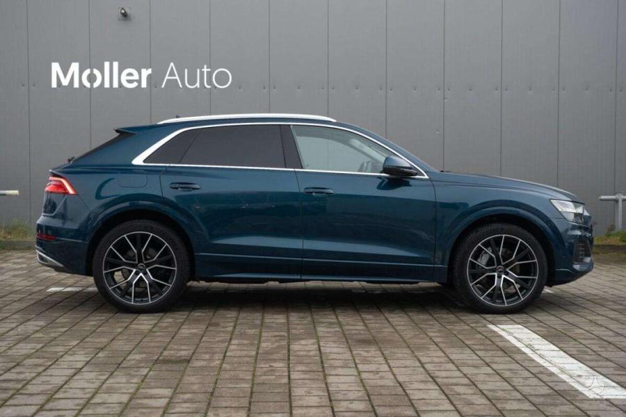 Zils Audi Q8 2018 Viļņa, ar dzinēja tilpumu 3.00 L un nobraukumu 172 tūkst. km par 44500 €, foto 5 vietnē AUTOMOTO.COM.LV
