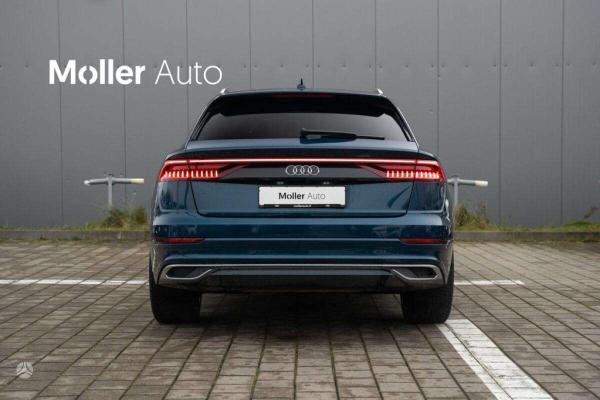 Zils Audi Q8 2018 Viļņa, ar dzinēja tilpumu 3.00 L un nobraukumu 172 tūkst. km par 44500 €, foto 6 vietnē AUTOMOTO.COM.LV