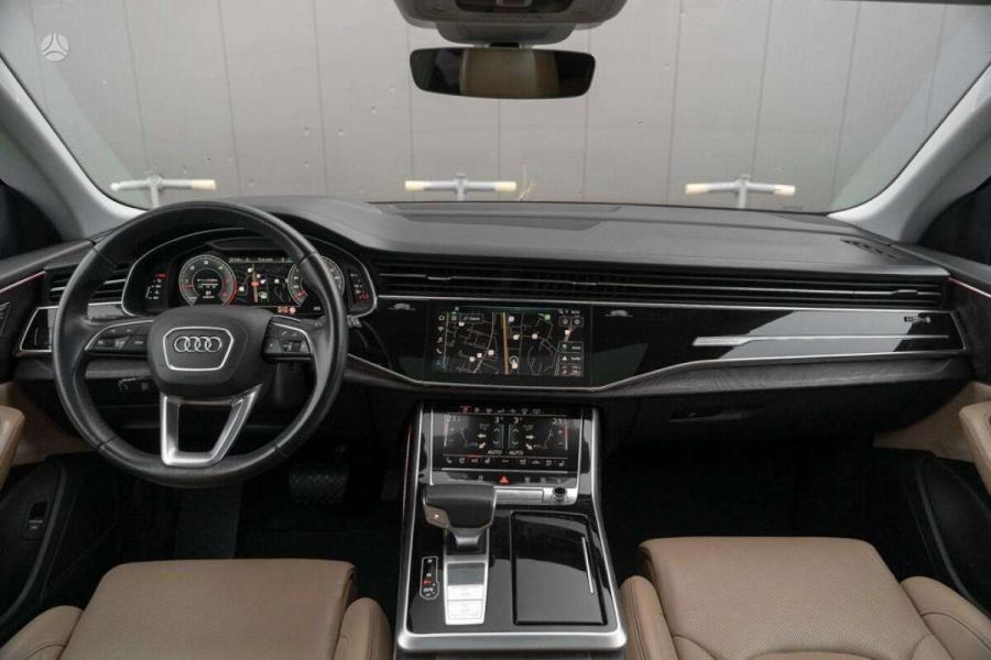 Zils Audi Q8 2018 Viļņa, ar dzinēja tilpumu 3.00 L un nobraukumu 172 tūkst. km par 44500 €, foto 25 vietnē AUTOMOTO.COM.LV