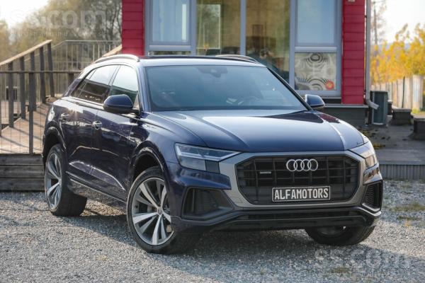Zils Audi Q8 2019 Rīga, ar dzinēja tilpumu 3.00 L un nobraukumu 0 tūkst. km par 44990 €, foto 2 vietnē AUTOMOTO.COM.LV