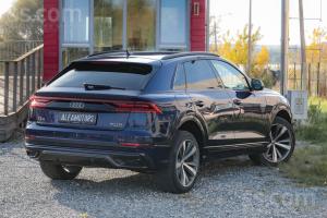 Blue Audi Q8 2019 in Riga, with an engine capacity of 3.00 L and mileage of 0 thousand km for 44990 €, photo 4 on AUTOMOTO.COM.LV