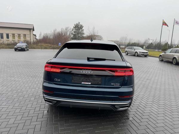 Zils Audi Q8 2019 Telšiai, ar dzinēja tilpumu 2.97 L un nobraukumu 227 tūkst. km par 35999 €, foto 6 vietnē AUTOMOTO.COM.LV