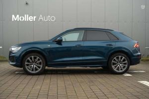 Blue Audi Q8 2019 in Vilnius, with an engine capacity of 3.00 L and mileage of 132 thousand km for 43250 €, photo 2 on AUTOMOTO.COM.LV