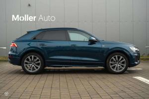 Blue Audi Q8 2019 in Vilnius, with an engine capacity of 3.00 L and mileage of 132 thousand km for 43250 €, photo 7 on AUTOMOTO.COM.LV