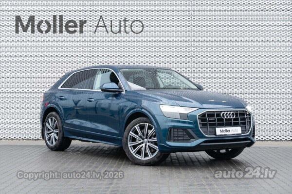 Blue Audi Q8 2019 in Riga, with an engine capacity of 3.00 L and mileage of 178 thousand km for 37900 €, photo 2 on AUTOMOTO.COM.LV