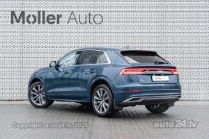 Blue Audi Q8 2019 in Riga, with an engine capacity of 3.00 L and mileage of 178 thousand km for 37900 €, photo 3 on AUTOMOTO.COM.LV