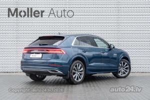 Blue Audi Q8 2019 in Riga, with an engine capacity of 3.00 L and mileage of 178 thousand km for 37900 €, photo 4 on AUTOMOTO.COM.LV