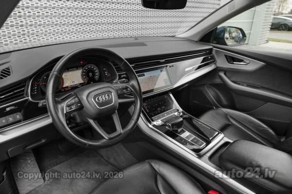 Blue Audi Q8 2019 in Riga, with an engine capacity of 3.00 L and mileage of 178 thousand km for 37900 €, photo 6 on AUTOMOTO.COM.LV