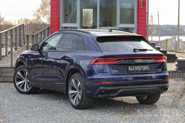 Zils Audi Q8 2019 Rīga, ar dzinēja tilpumu 3.00 L un nobraukumu 140 tūkst. km par 39990 €, foto 3 vietnē AUTOMOTO.COM.LV
