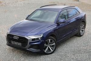Blue Audi Q8 2019 in Riga, with an engine capacity of 3.00 L and mileage of 140 thousand km for 39990 €, photo 6 on AUTOMOTO.COM.LV