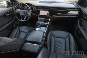 Blue Audi Q8 2019 in Riga, with an engine capacity of 3.00 L and mileage of 140 thousand km for 39990 €, photo 7 on AUTOMOTO.COM.LV