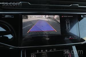 Blue Audi Q8 2019 in Riga, with an engine capacity of 3.00 L and mileage of 140 thousand km for 39990 €, photo 16 on AUTOMOTO.COM.LV