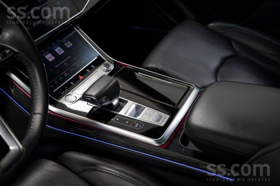 Blue Audi Q8 2019 in Riga, with an engine capacity of 3.00 L and mileage of 84 thousand km for 46500 €, photo 11 on AUTOMOTO.COM.LV
