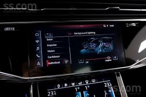 Blue Audi Q8 2019 in Riga, with an engine capacity of 3.00 L and mileage of 84 thousand km for 46500 €, photo 20 on AUTOMOTO.COM.LV