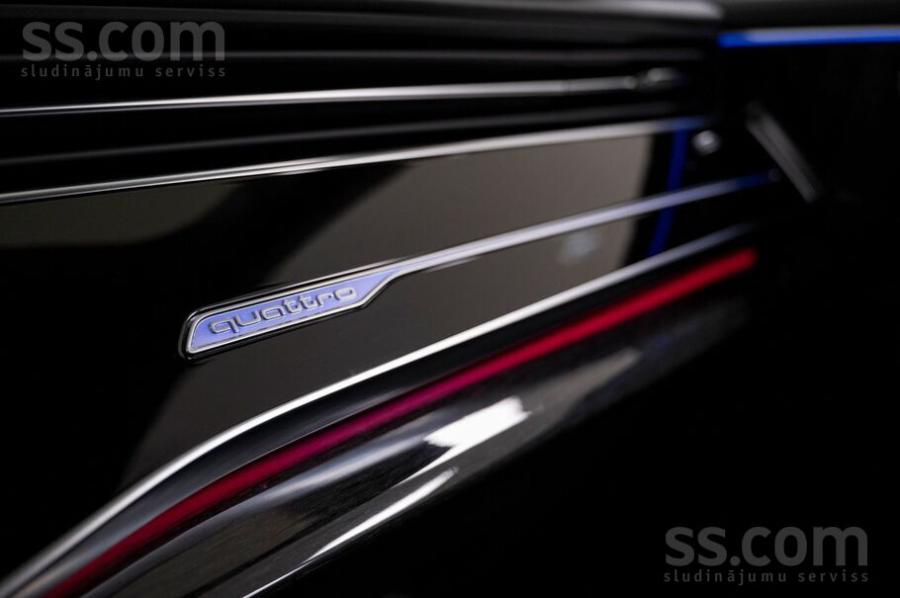 Blue Audi Q8 2019 in Riga, with an engine capacity of 3.00 L and mileage of 84 thousand km for 46500 €, photo 25 on AUTOMOTO.COM.LV
