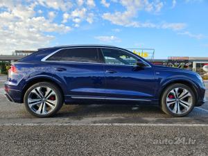 Blue Audi Q8 2019 in Tartu, with an engine capacity of 3.00 L and mileage of 111 thousand km for 44900 €, photo  on AUTOMOTO.COM.LV