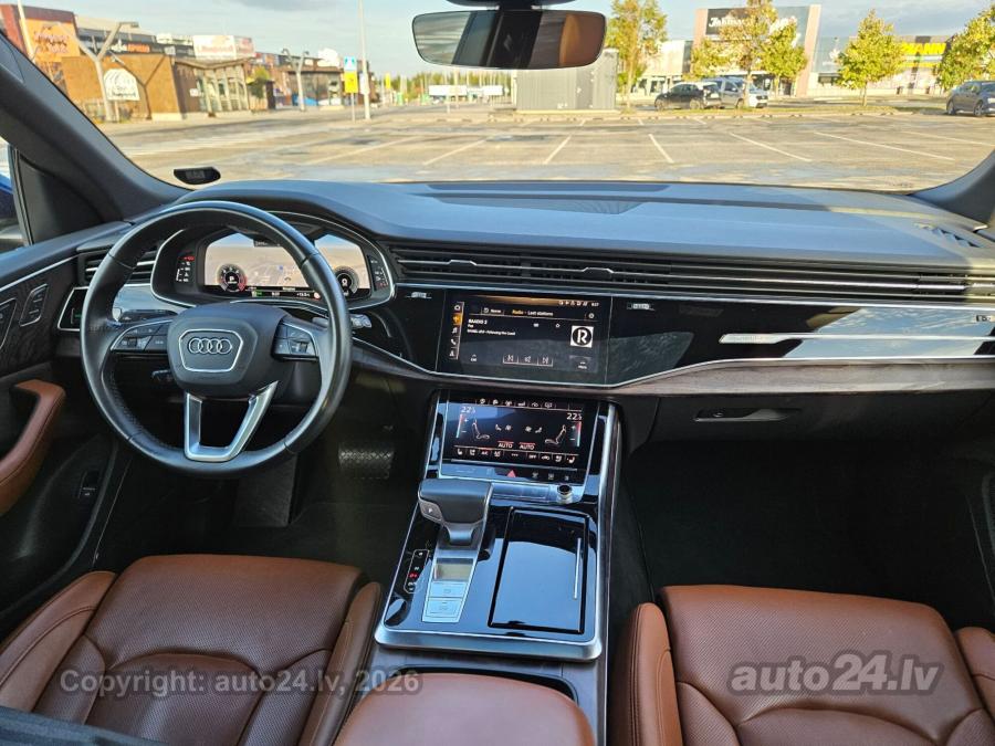 Blue Audi Q8 2019 in Tartu, with an engine capacity of 3.00 L and mileage of 111 thousand km for 44900 €, photo 13 on AUTOMOTO.COM.LV