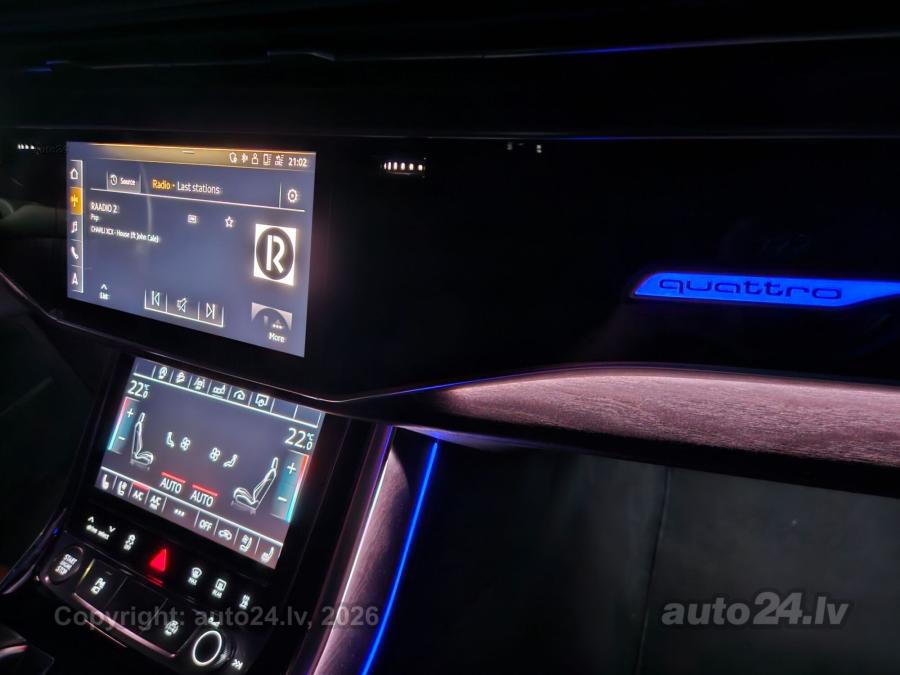 Blue Audi Q8 2019 in Tartu, with an engine capacity of 3.00 L and mileage of 111 thousand km for 44900 €, photo 27 on AUTOMOTO.COM.LV