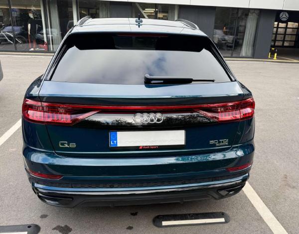 Blue Audi Q8 2020 in Klaipeda, with an engine capacity of 2.97 L and mileage of 83 thousand km for 47500 €, photo 4 on AUTOMOTO.COM.LV