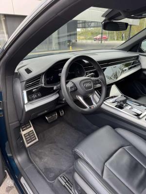 Zils Audi Q8 2020 Klaipėda, ar dzinēja tilpumu 2.97 L un nobraukumu 83 tūkst. km par 47500 €, foto 9 vietnē AUTOMOTO.COM.LV