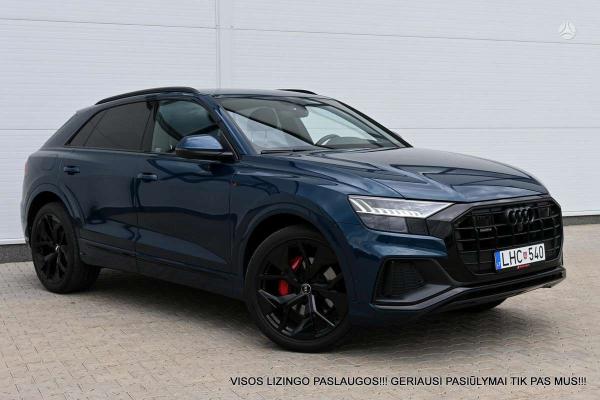 Zils Audi Q8 2020 Kretinga, ar dzinēja tilpumu 2.97 L un nobraukumu 96 tūkst. km par 48299 €, foto 1 vietnē AUTOMOTO.COM.LV