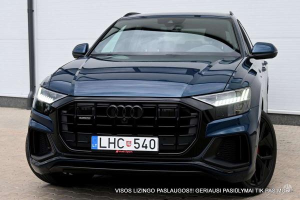 Zils Audi Q8 2020 Kretinga, ar dzinēja tilpumu 2.97 L un nobraukumu 96 tūkst. km par 48299 €, foto 3 vietnē AUTOMOTO.COM.LV