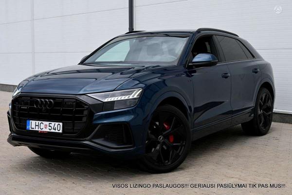 Zils Audi Q8 2020 Kretinga, ar dzinēja tilpumu 2.97 L un nobraukumu 96 tūkst. km par 48299 €, foto 4 vietnē AUTOMOTO.COM.LV