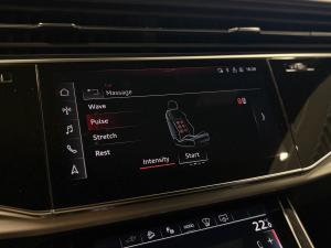 Blue Audi Q8 2022 in Riga, with an engine capacity of 3.00 L and mileage of 107 thousand km for 58900 €, photo 20 on AUTOMOTO.COM.LV