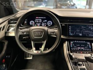 Blue Audi Q8 2022 in Riga, with an engine capacity of 3.00 L and mileage of 107 thousand km for 58900 €, photo 15 on AUTOMOTO.COM.LV