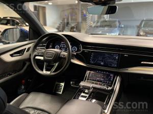Blue Audi Q8 2022 in Riga, with an engine capacity of 3.00 L and mileage of 107 thousand km for 58900 €, photo 16 on AUTOMOTO.COM.LV