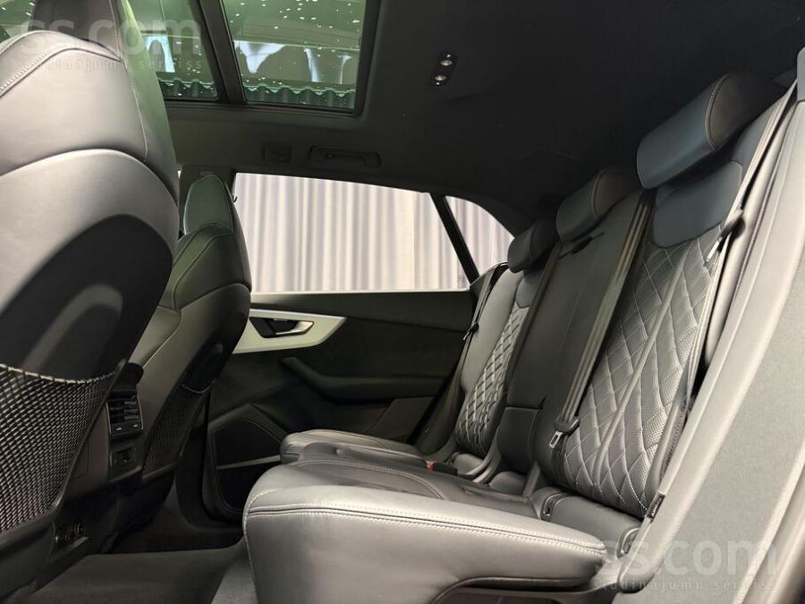 Blue Audi Q8 2022 in Riga, with an engine capacity of 3.00 L and mileage of 107 thousand km for 58900 €, photo 30 on AUTOMOTO.COM.LV