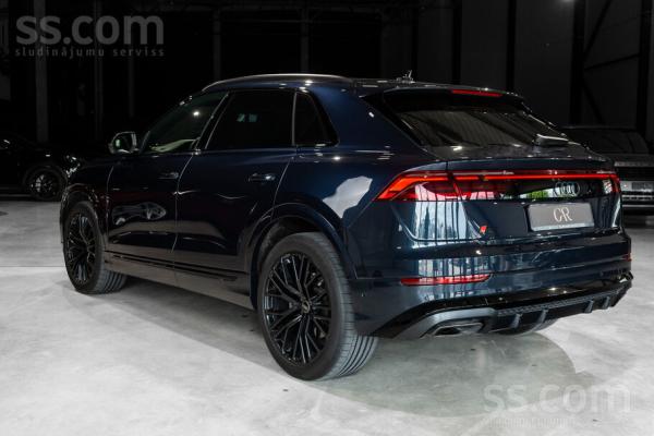 Zils Audi Q8 2024 Rīga, ar dzinēja tilpumu 3.00 L un nobraukumu 27 tūkst. km par 84500 €, foto 5 vietnē AUTOMOTO.COM.LV