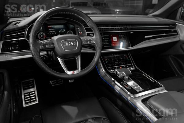 Zils Audi Q8 2024 Rīga, ar dzinēja tilpumu 3.00 L un nobraukumu 27 tūkst. km par 84500 €, foto 9 vietnē AUTOMOTO.COM.LV