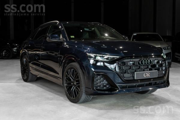 Zils Audi Q8 2024 Rīga, ar dzinēja tilpumu 3.00 L un nobraukumu 27 tūkst. km par 84500 €, foto 2 vietnē AUTOMOTO.COM.LV
