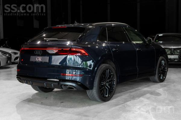 Zils Audi Q8 2024 Rīga, ar dzinēja tilpumu 3.00 L un nobraukumu 27 tūkst. km par 84500 €, foto 3 vietnē AUTOMOTO.COM.LV