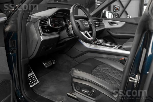 Zils Audi Q8 2024 Rīga, ar dzinēja tilpumu 3.00 L un nobraukumu 27 tūkst. km par 84500 €, foto 8 vietnē AUTOMOTO.COM.LV