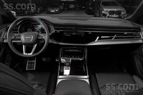 Zils Audi Q8 2024 Rīga, ar dzinēja tilpumu 3.00 L un nobraukumu 27 tūkst. km par 84500 €, foto 10 vietnē AUTOMOTO.COM.LV